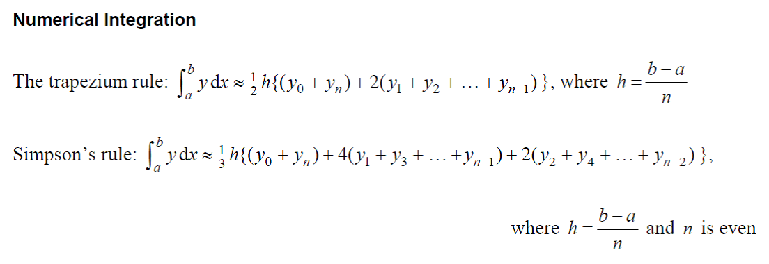 Numerical Mathematics | a2-level-level-revision, maths, mathematical-formulae, numerical ...